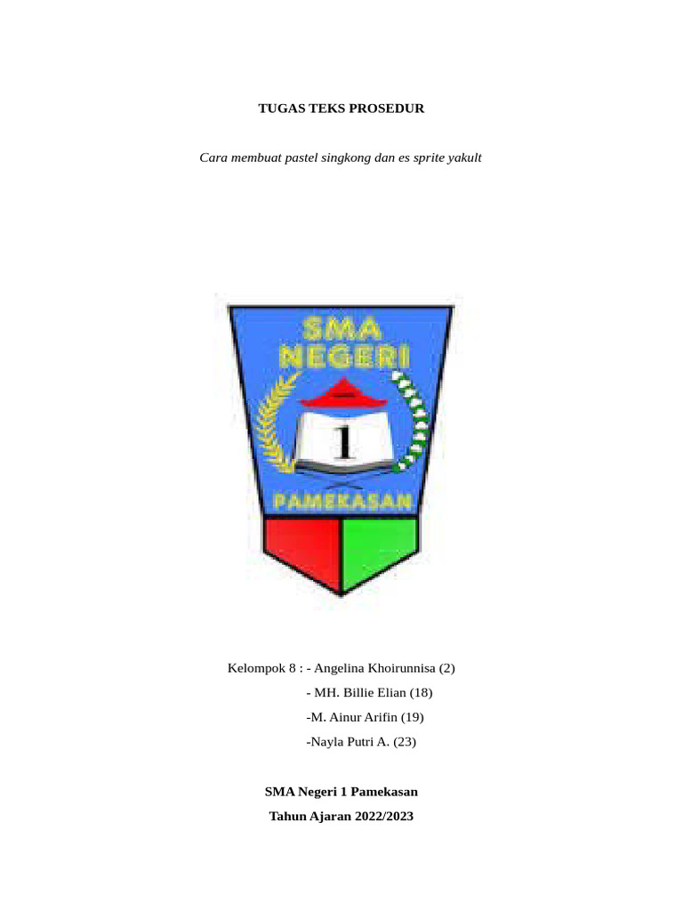 Teks Prosedur Kel 8 Pdf