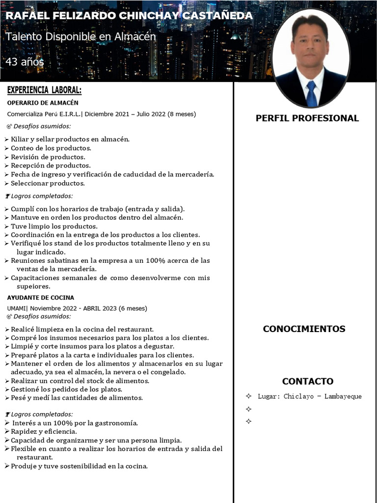 CV-Rafael-Chinchay-Castañeda | PDF