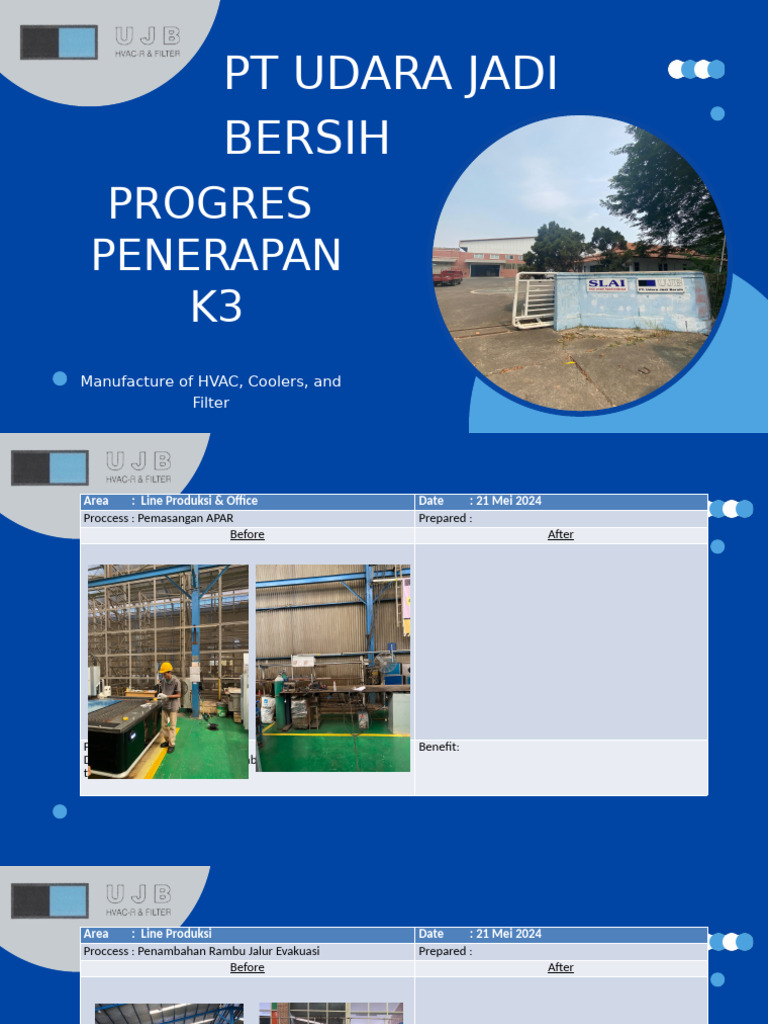Presentasi Progres K3 | PDF