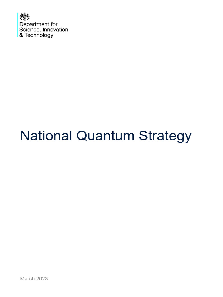 UK National Quantum Strategy | PDF