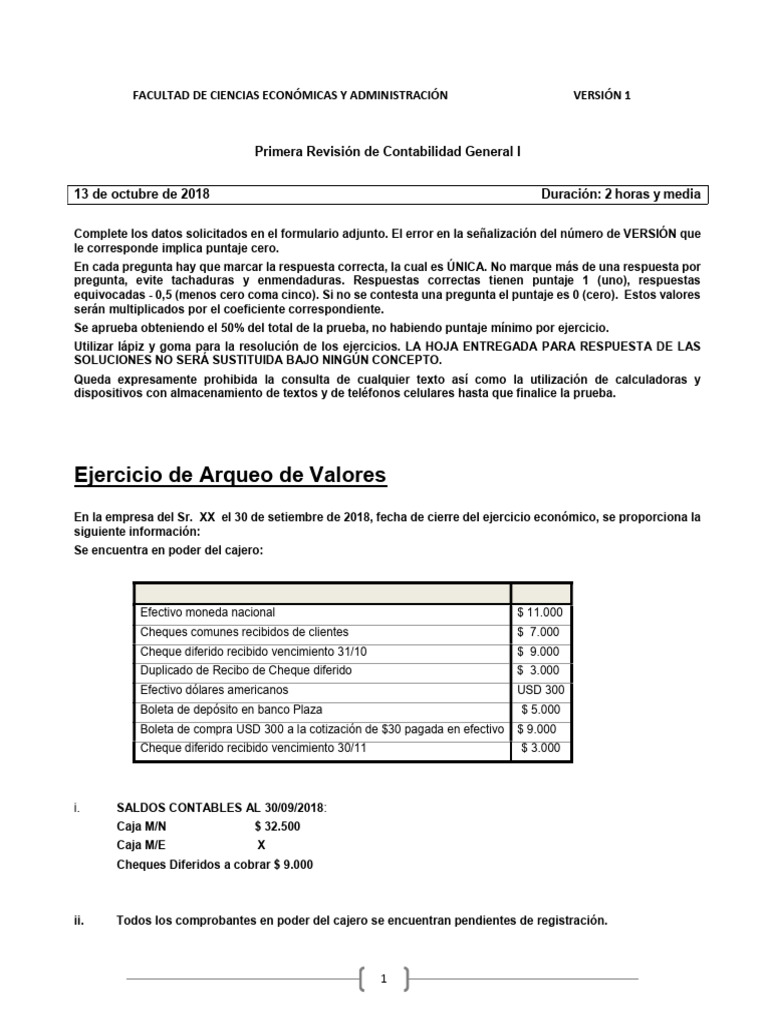 Primera Revisión CG1 - 13 Octubre 2018 Version 1 | PDF