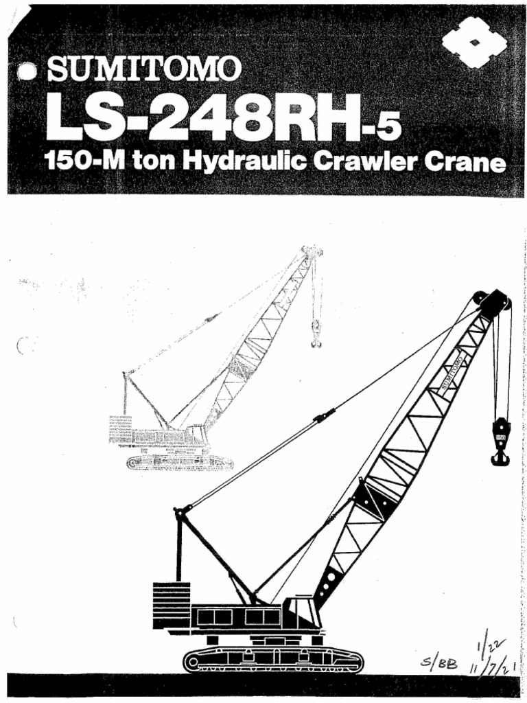 Spec Load Chart - Sumitomo Ls-248rh-5 | PDF