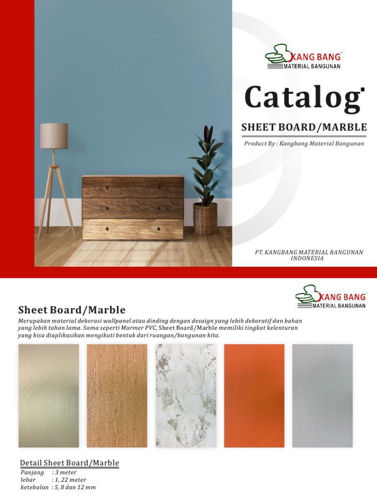KATALOG SHEET BOARD MARBLE | PDF