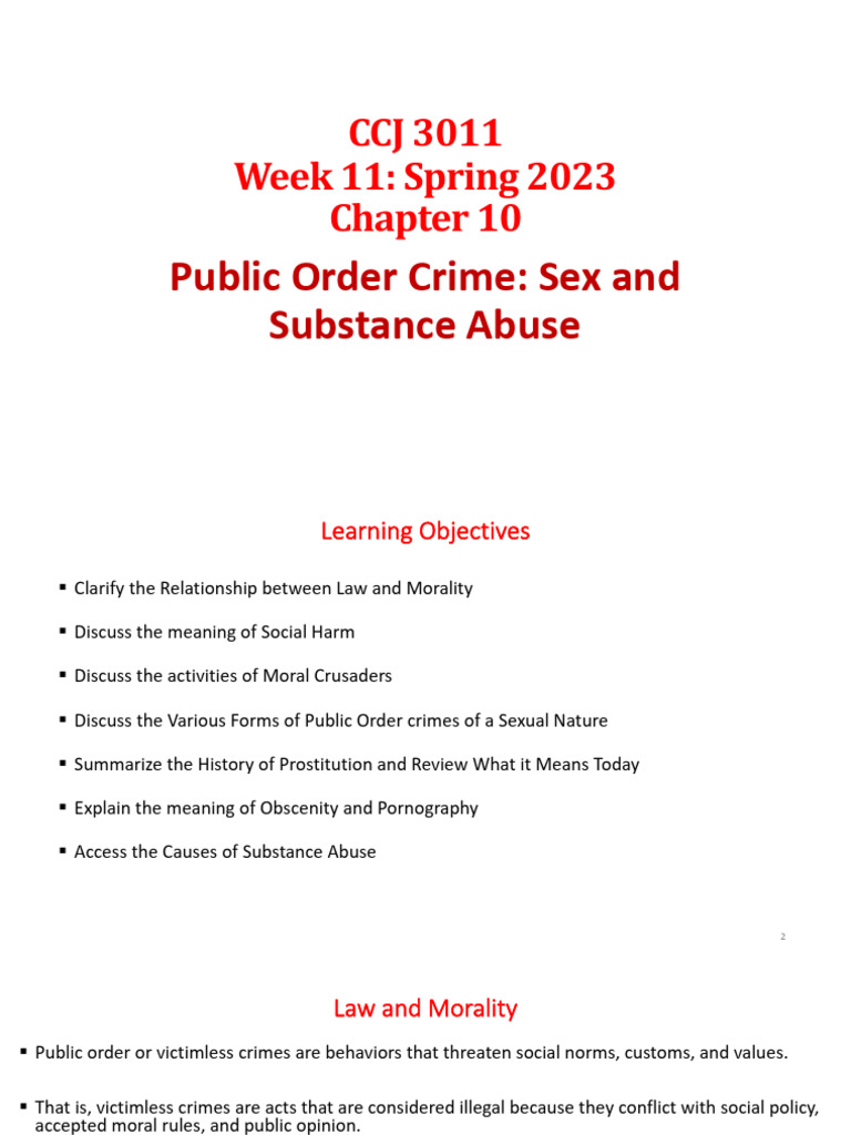 Chapter 14 - Public Order Crime | PDF