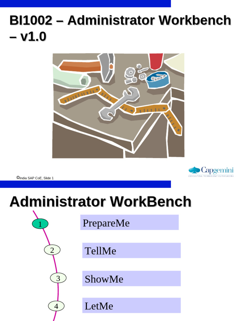 BI1002 - Administrator Workbench - v1.0 | PDF
