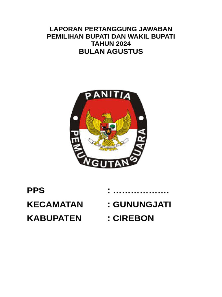 Contoh SPJ PILBUP | PDF | Indonesia