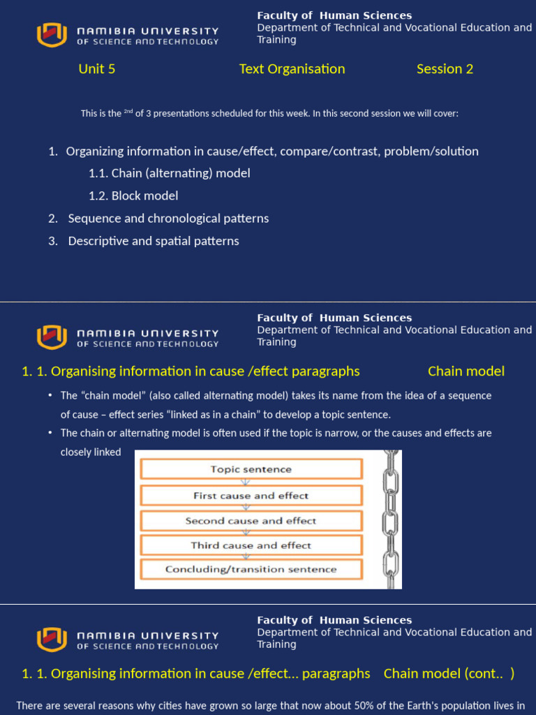 Text Organisation Session 2 | PDF