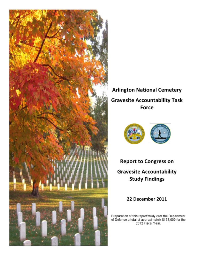 Arlington Cemetery Gravesite Accountability Report | PDF | Arlington ...