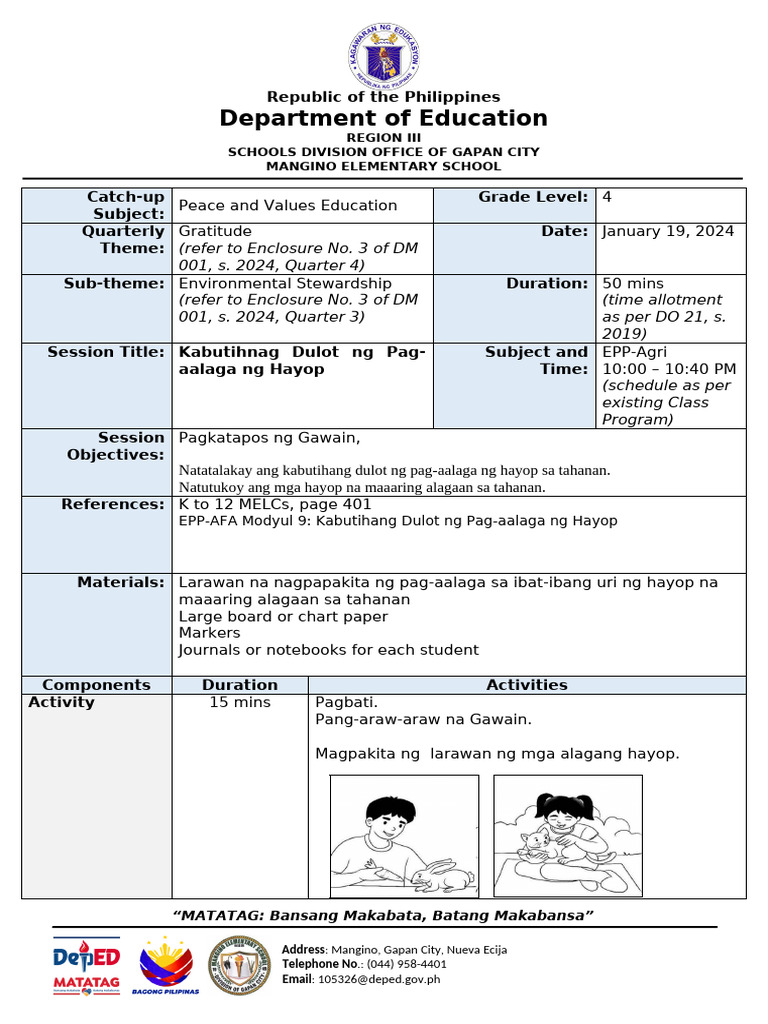 Cath-Up EPP-AGRI-Q2-Week 9 | PDF