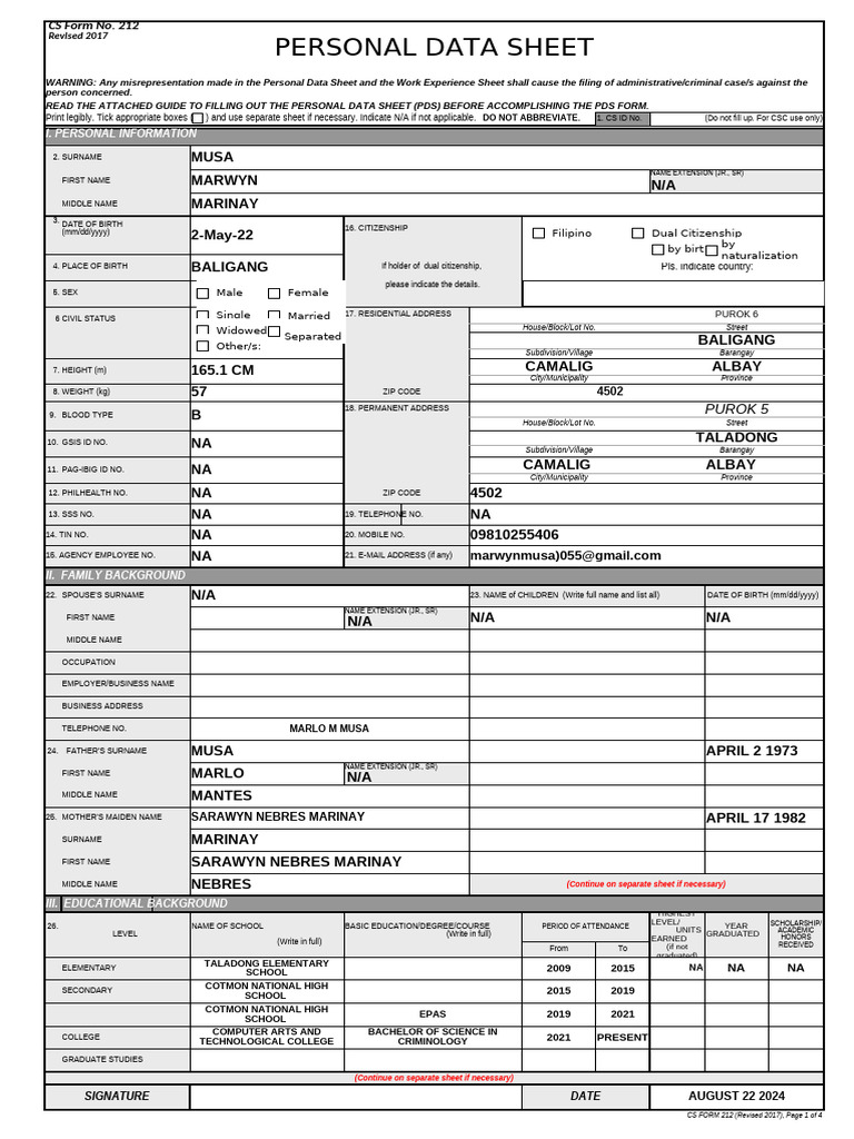 Pds Marwynmusa222 | PDF