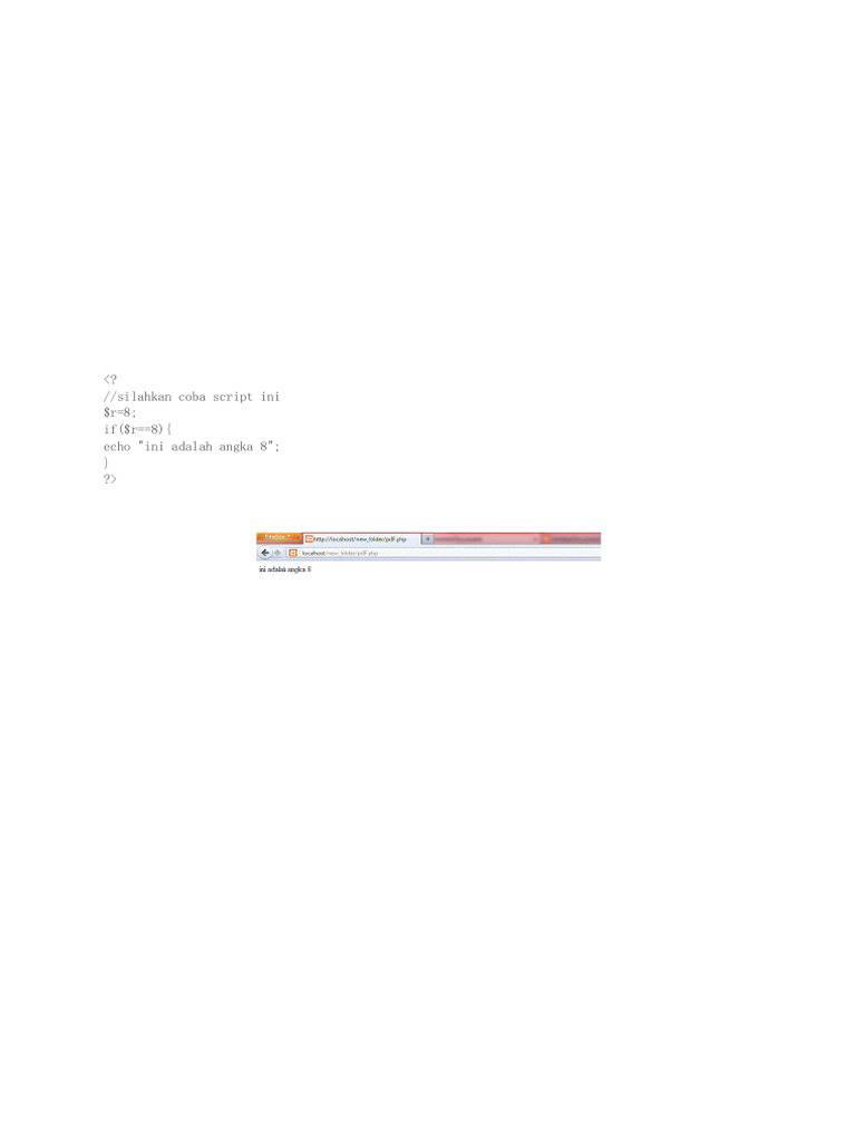 Percabangan Pada Pemrograman PHP | PDF