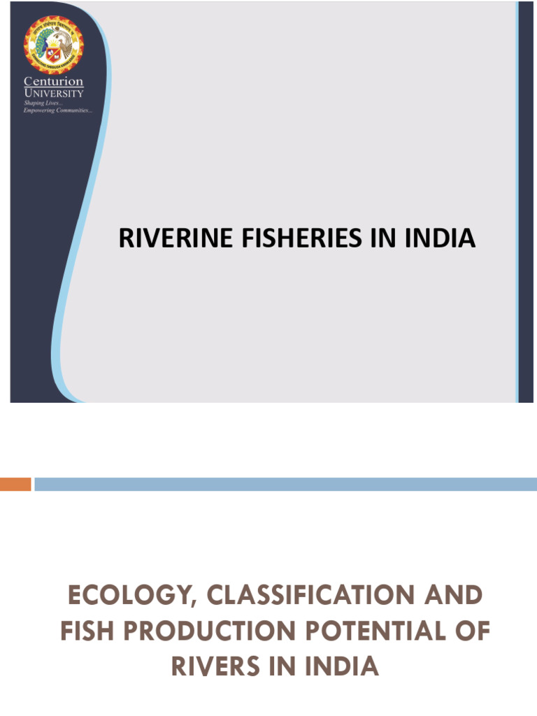 Riverine Fisheries in India | PDF