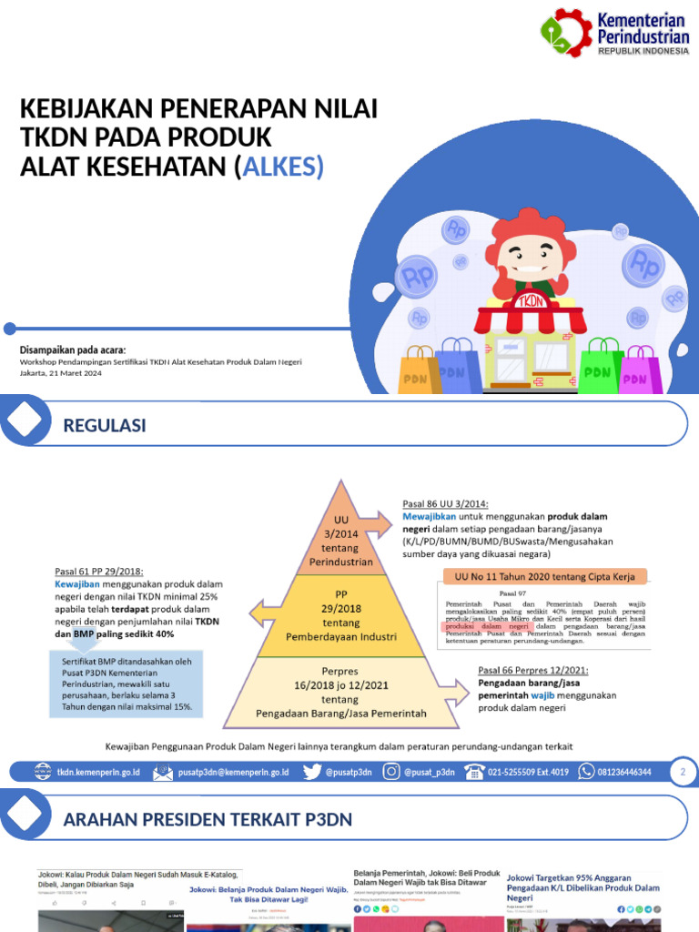 Presentasi P4DN 2024 - Kementerian Kesehatan, 21 MARET 2024 | PDF