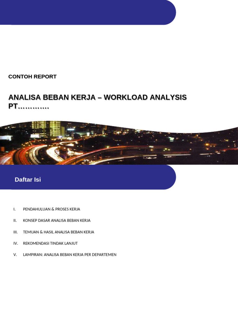 Contoh Report WLA-1 | PDF