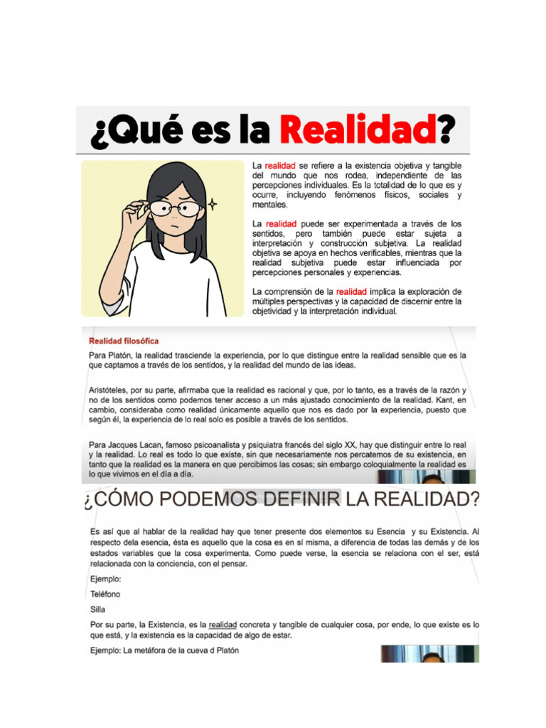 La Realidad Filosofia | PDF