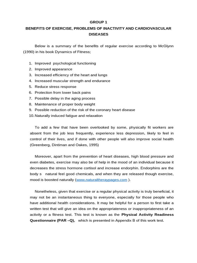 Pe1 Group 1 | PDF | Coronary Artery Disease | Self-Improvement