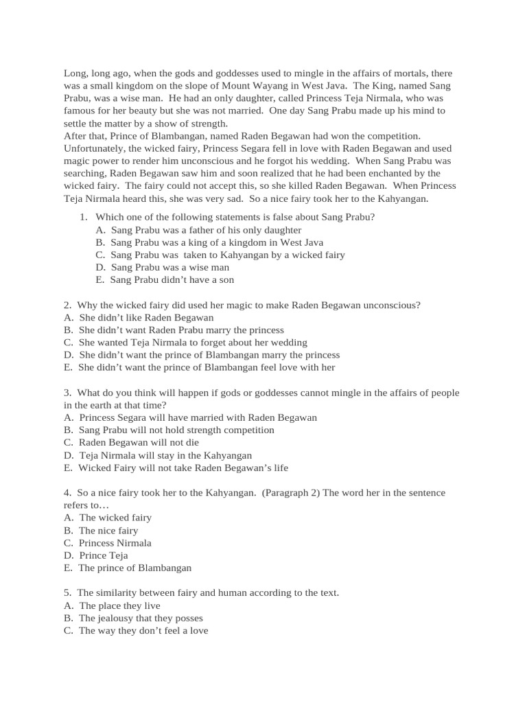 Soal Narrative | PDF