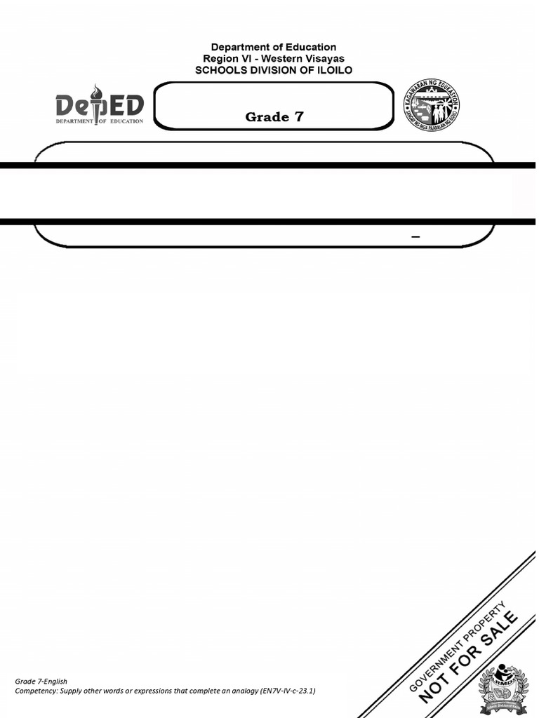 English 7 Q1 Week 1 Lr Approved Pdf