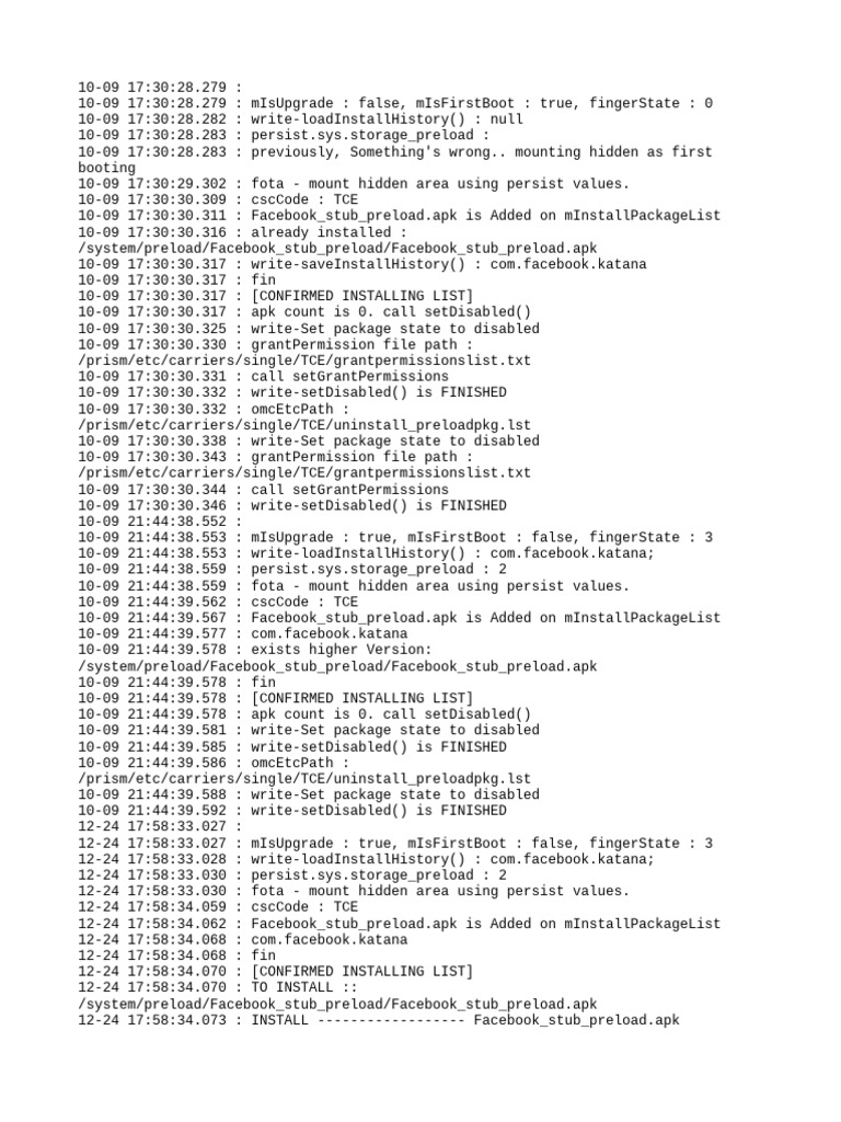 Preload Installer | PDF