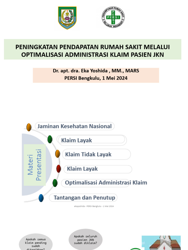 OK Eka Yoshida Klaim JKN TGL 1 Mei 2024 | PDF