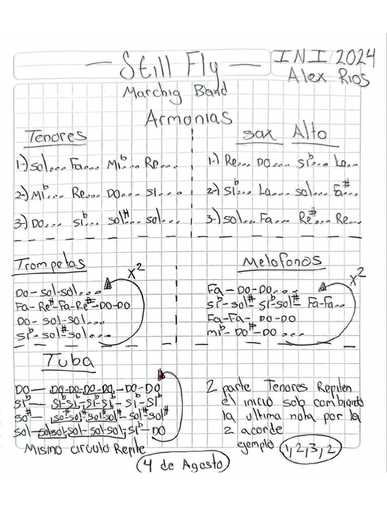 Still Fly - Ini 2024 -Areglo Completo | PDF