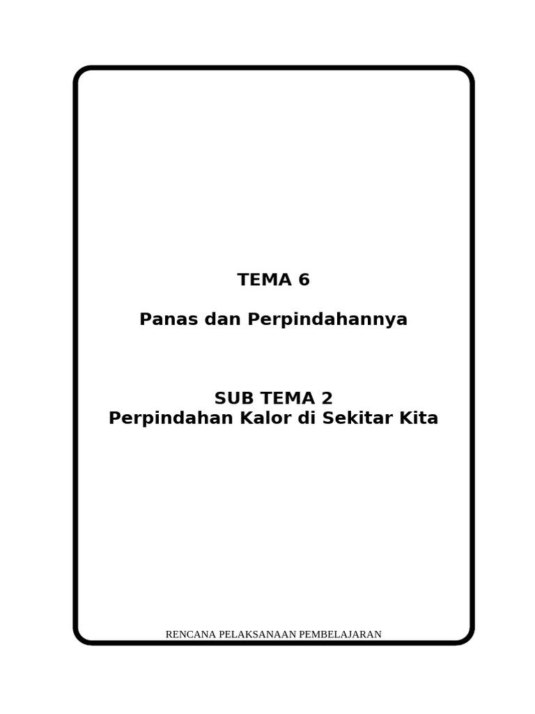 Kelas 5 Tema 6 Sub Tema 2 | PDF | Linguistics | Languages