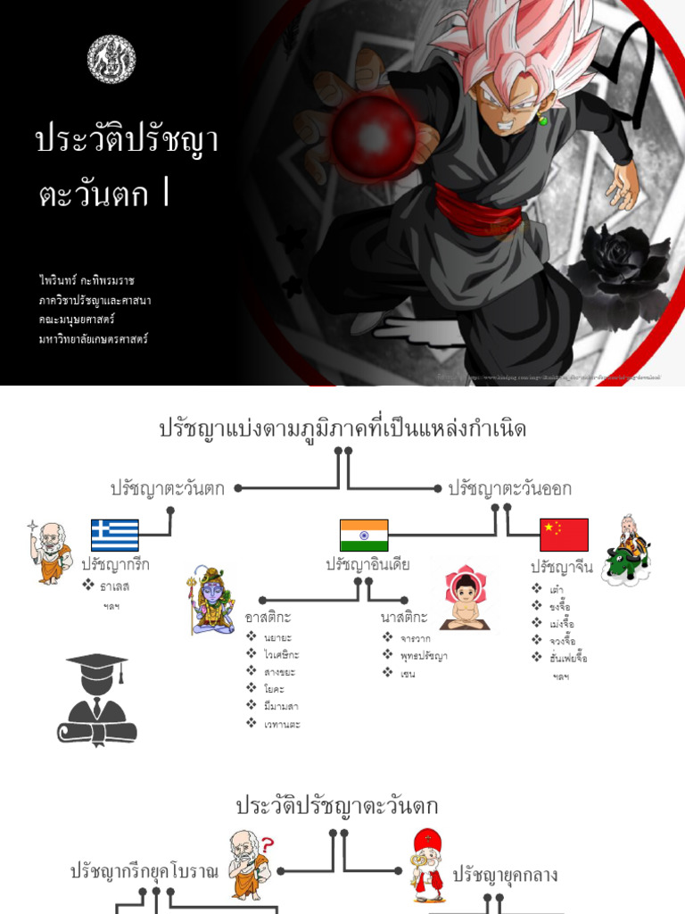 ประวัติปรัชญาตะวันตก 1 (2564) | PDF