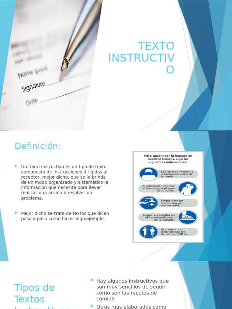 El Texto Instructivo | PDF