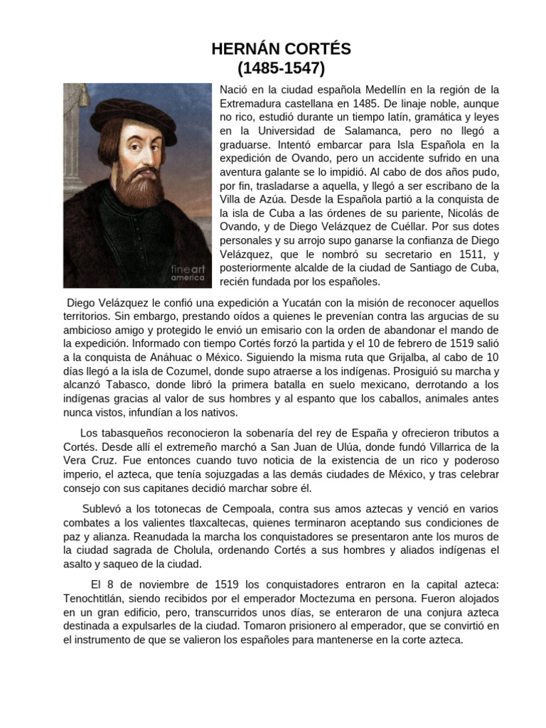 Hernán Cortés | PDF