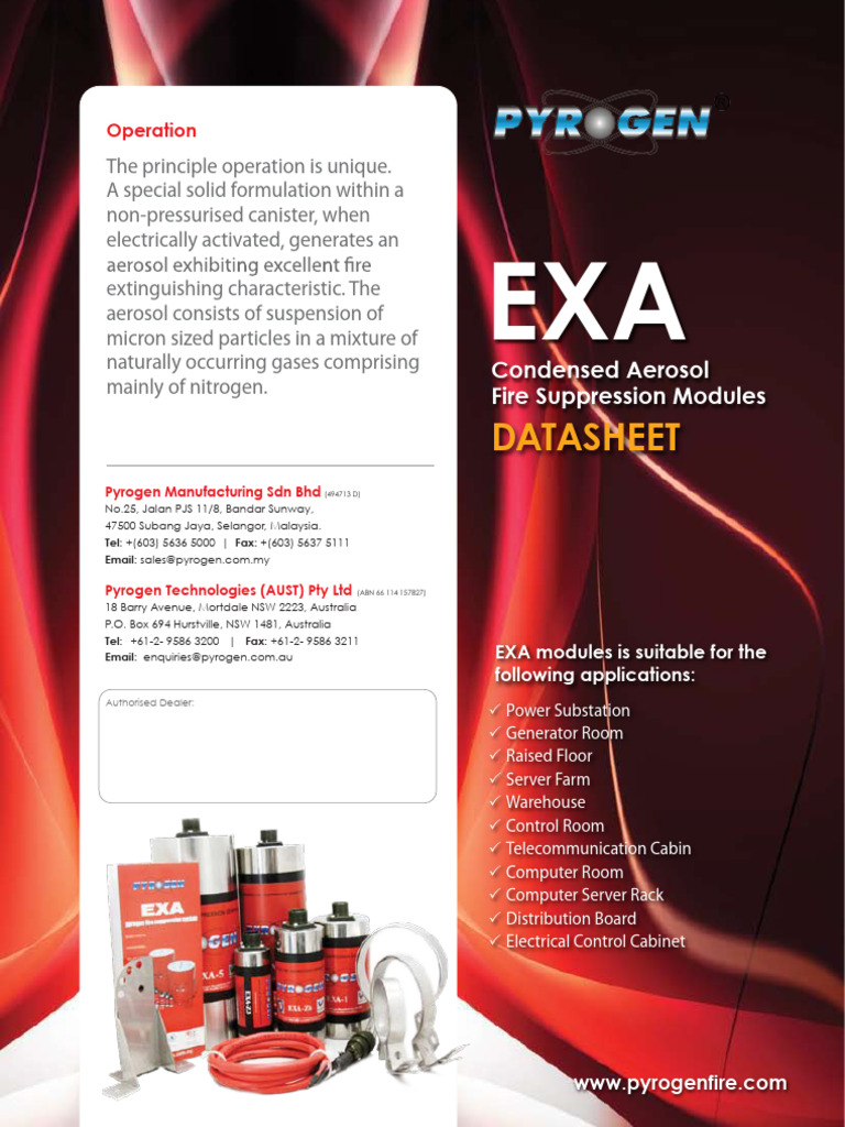 EXA Data Sheet | PDF