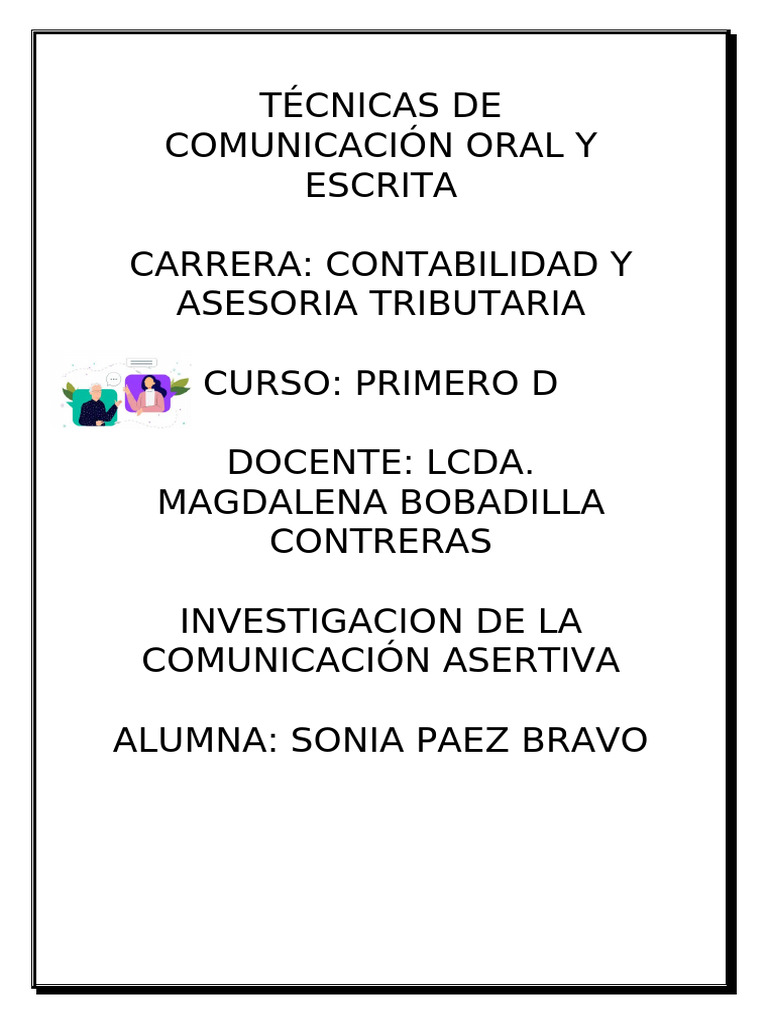 Técnicas de Comunicación Oral y Escrita | PDF