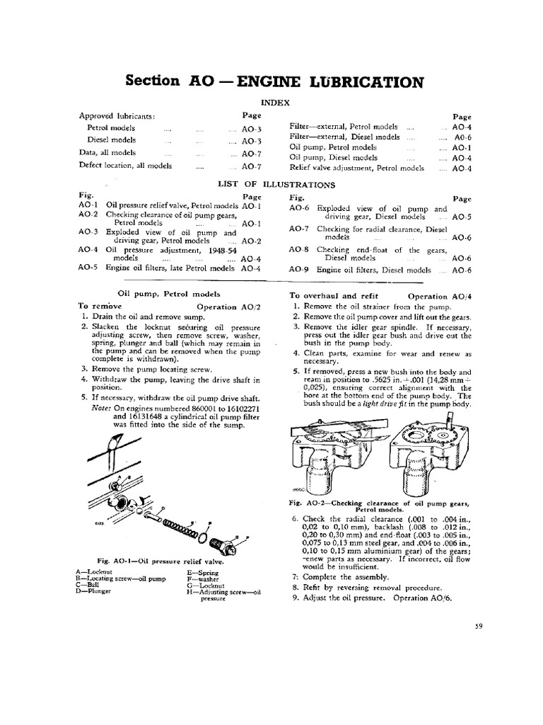 Workshop Manual - Lubrication System | PDF