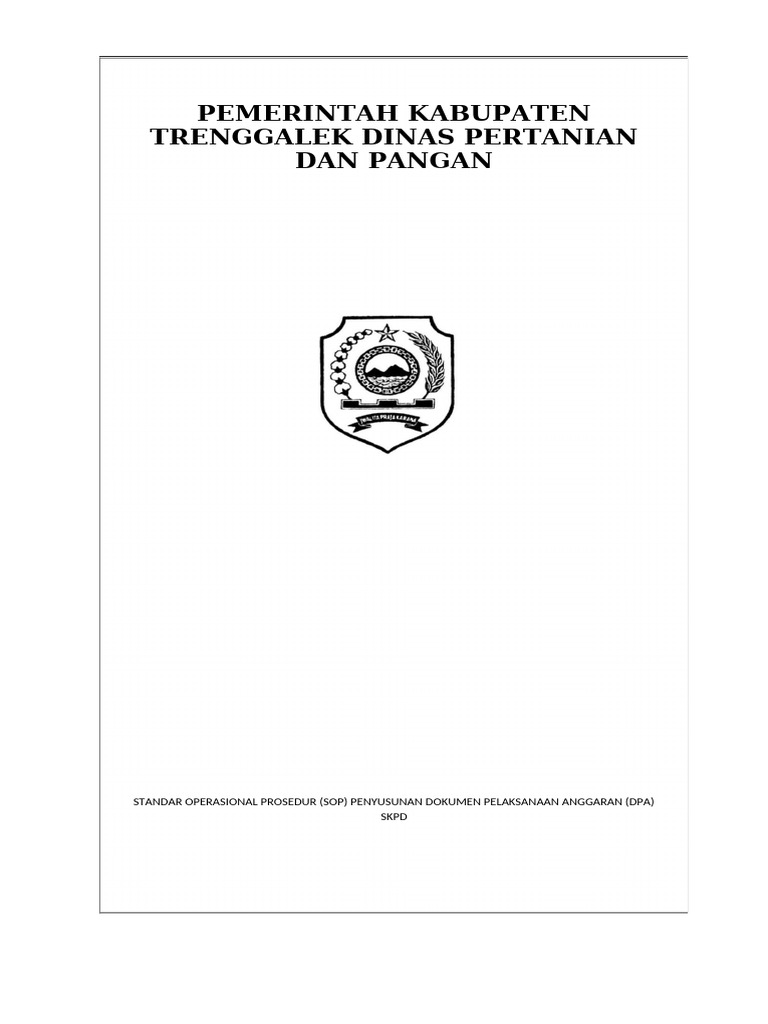 Sop Penyusunan Dpa | PDF