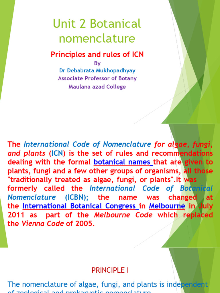 Unit 2 Nomenclature | PDF