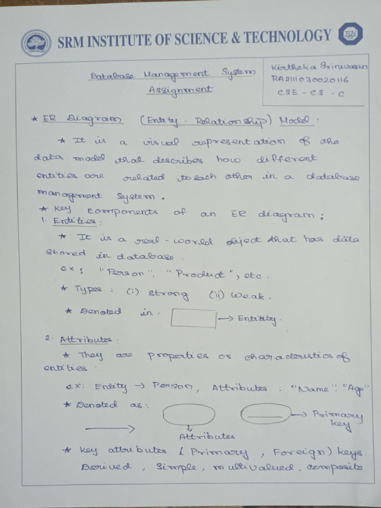 Dbms Assignment 1 | PDF