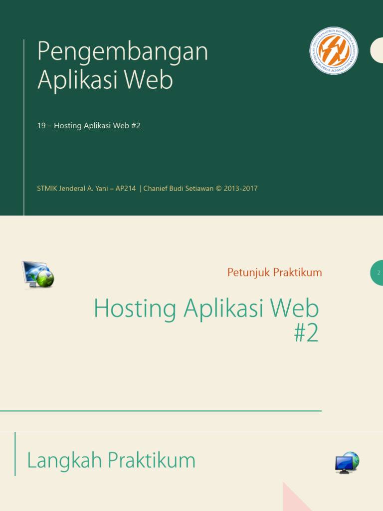 19 - Hosting Aplikasi Web #2 | PDF