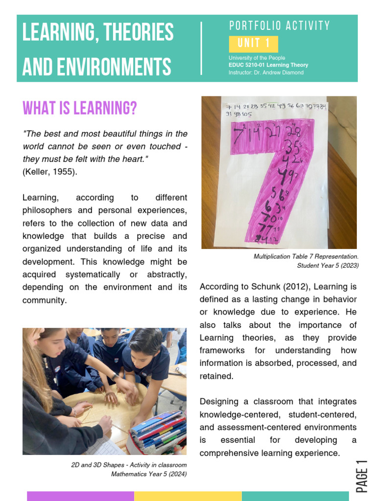 Introduction to Learning | PDF