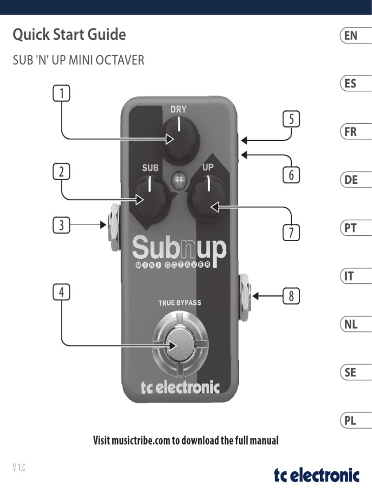 Sub N Up Mini - QSG - WW | PDF