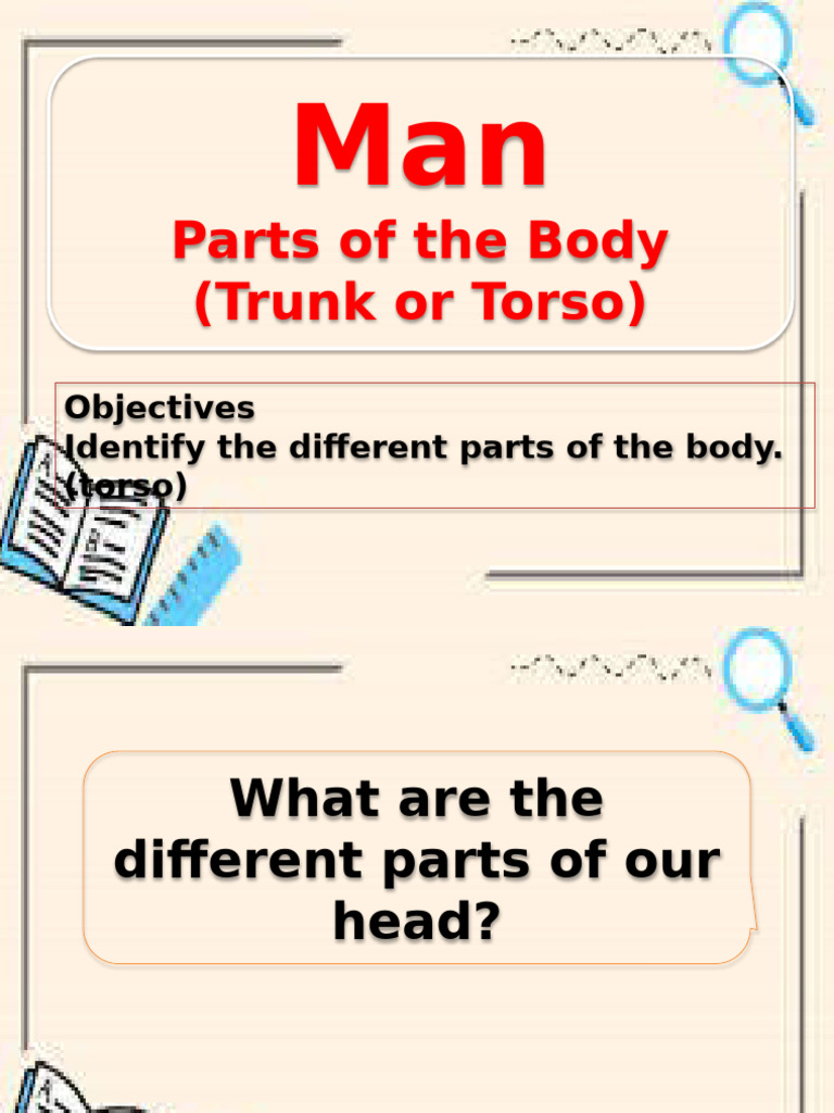 Body Parts Identification Guide | PDF | Language Arts & Discipline