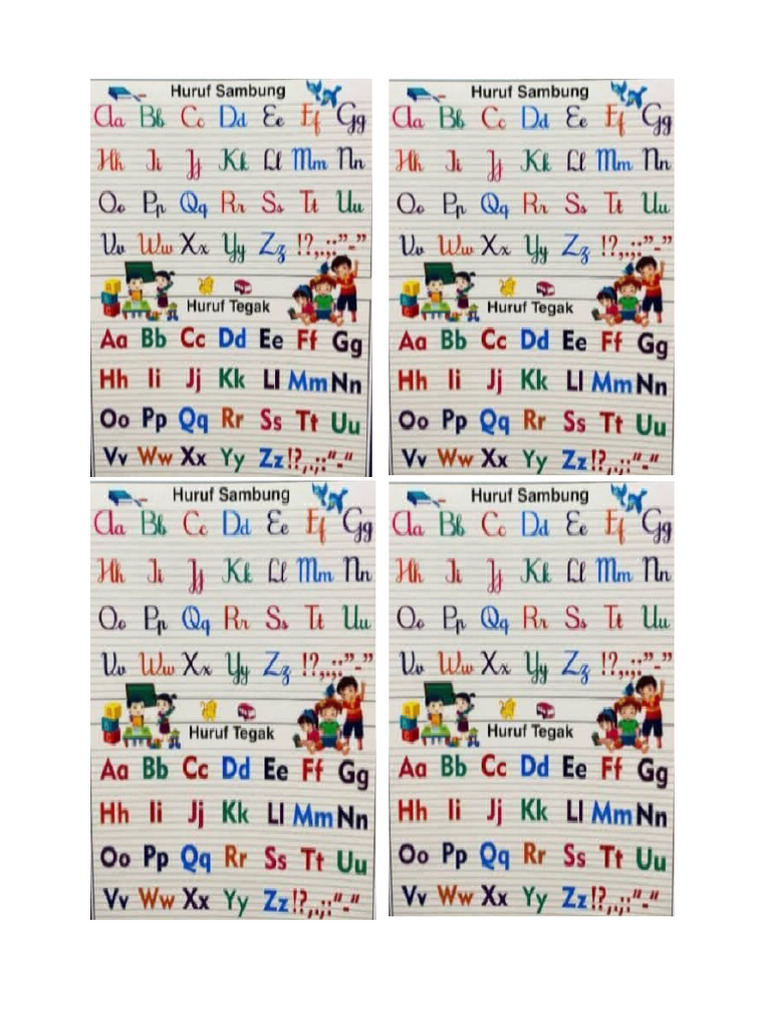 Huruf Tegak Bersambung | PDF