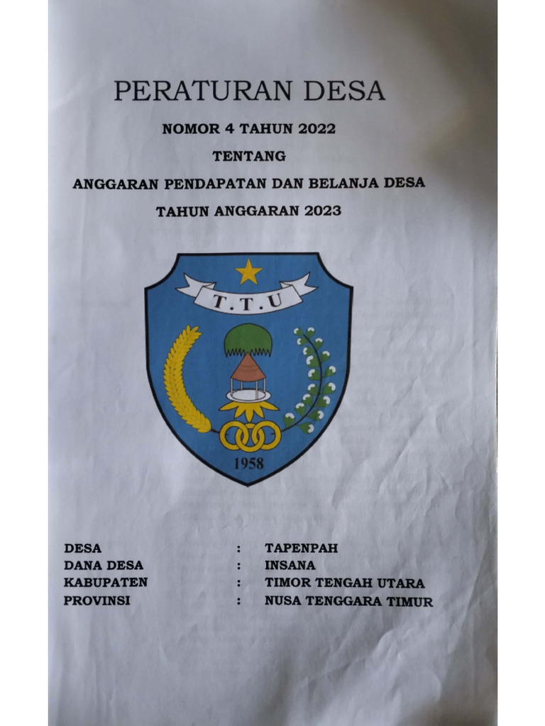 APBDes 2023 | PDF