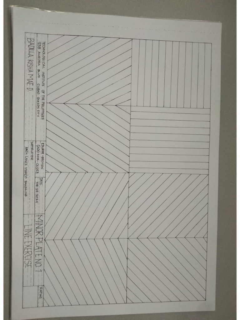 Plate#1 Lineexercise Module1 | PDF