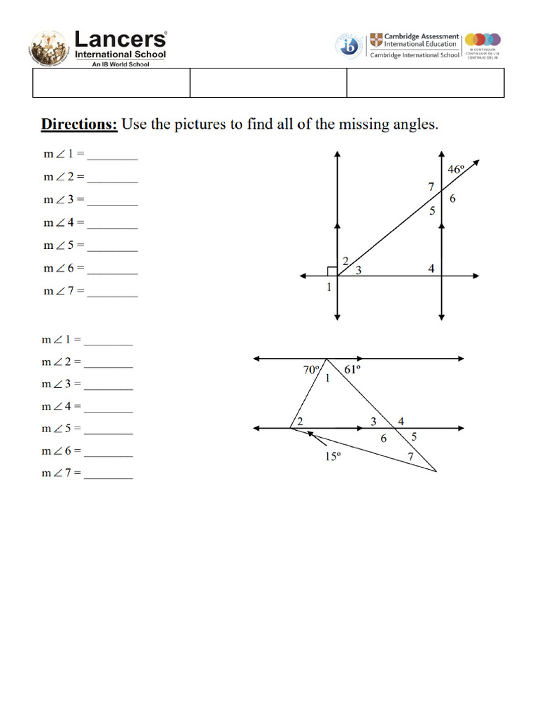 Angle Puzzle | PDF