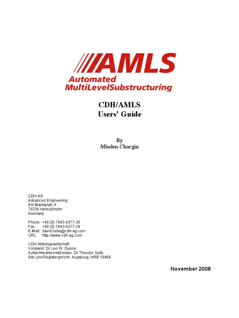 AMLS Users Manual | PDF | Eigenvalues And Eigenvectors | Normal Mode