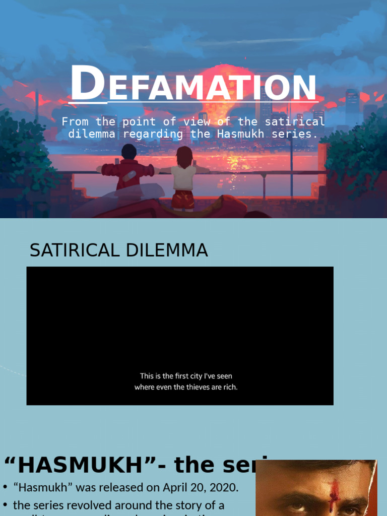 Defamation | PDF