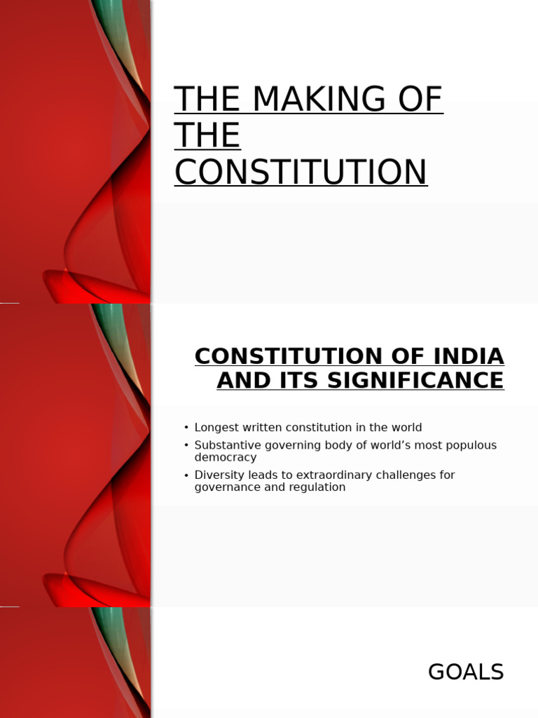 Constitution Making | PDF