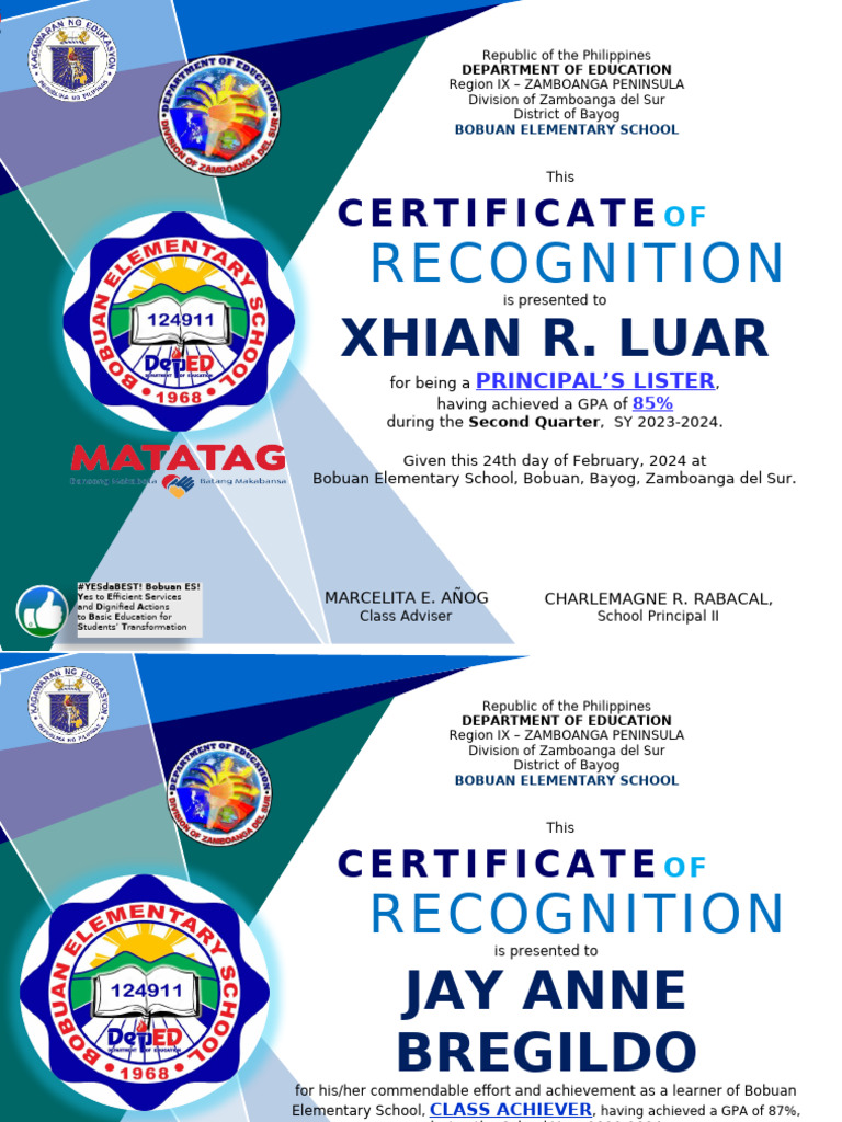 Editable Certificate Design 3 | PDF