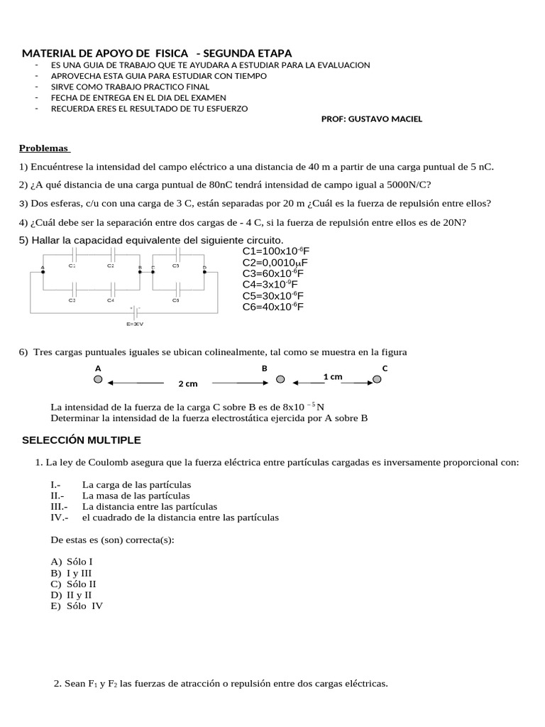 Fisica 2do Bti | PDF