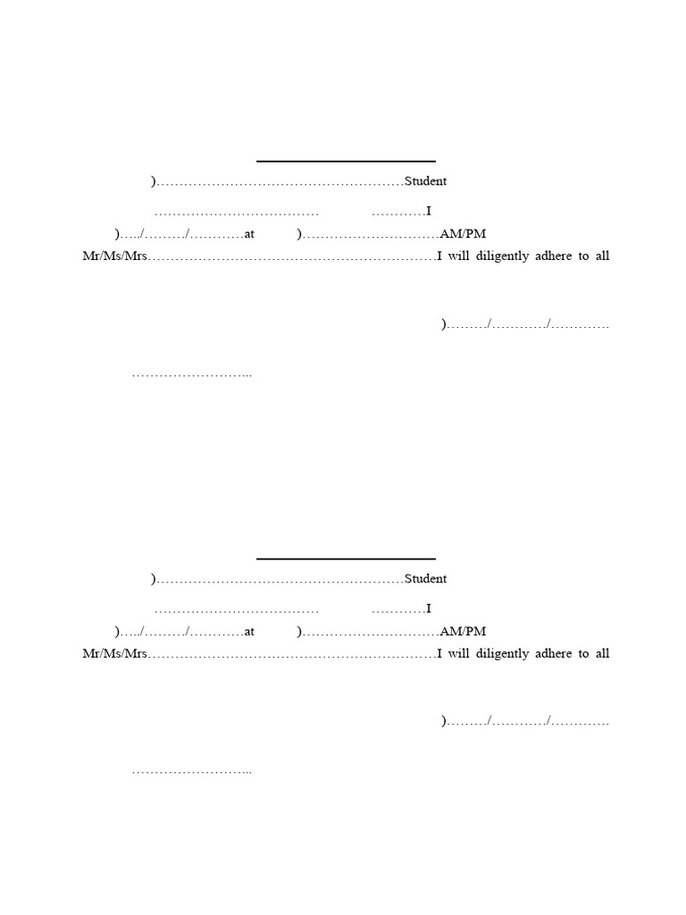 Leave Format New | PDF