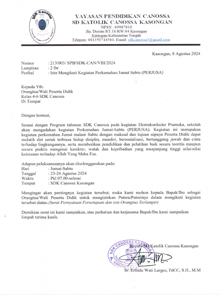 S. Pem Ortu - Perjusa 2024 | PDF